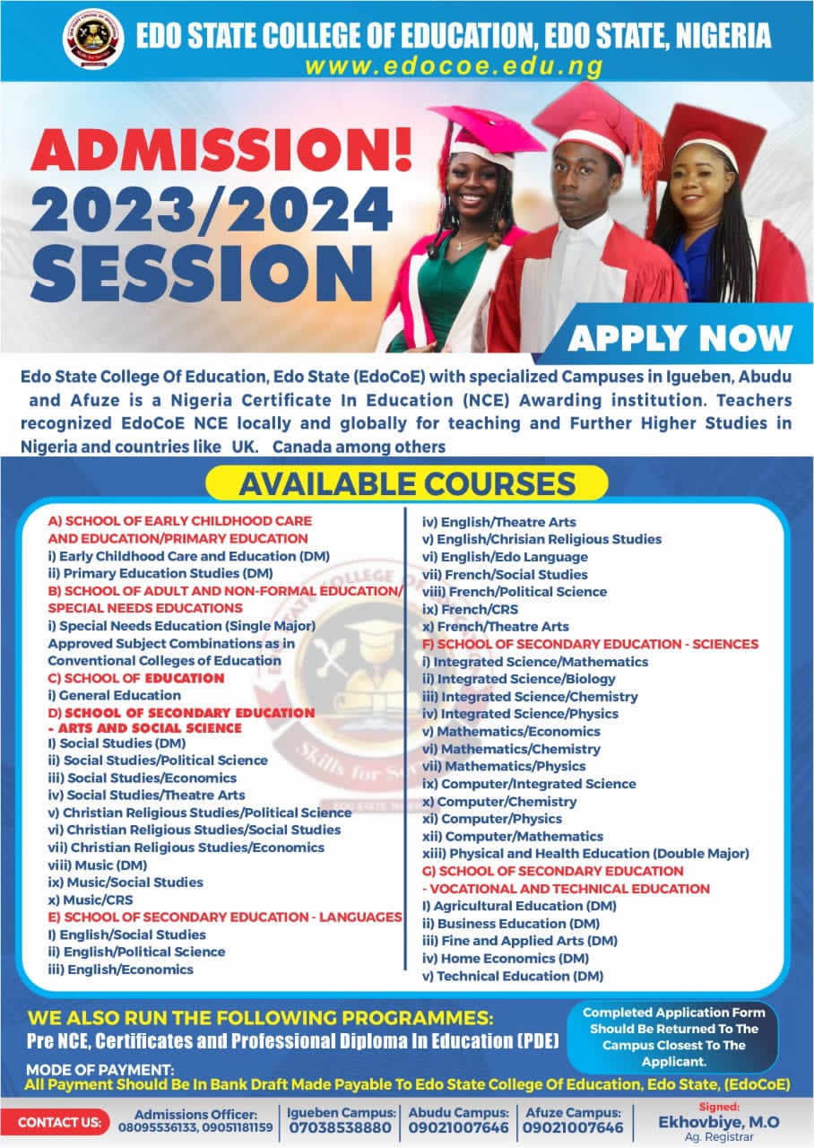 Edo State College of Education, Edo State